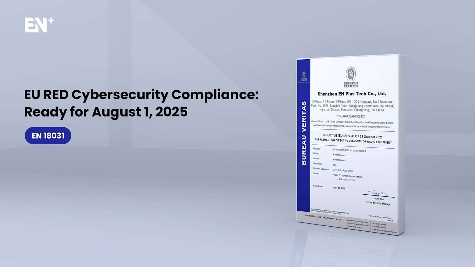 EN Plus Receives EU RED Cybersecurity Certification to Meet Mandatory ...